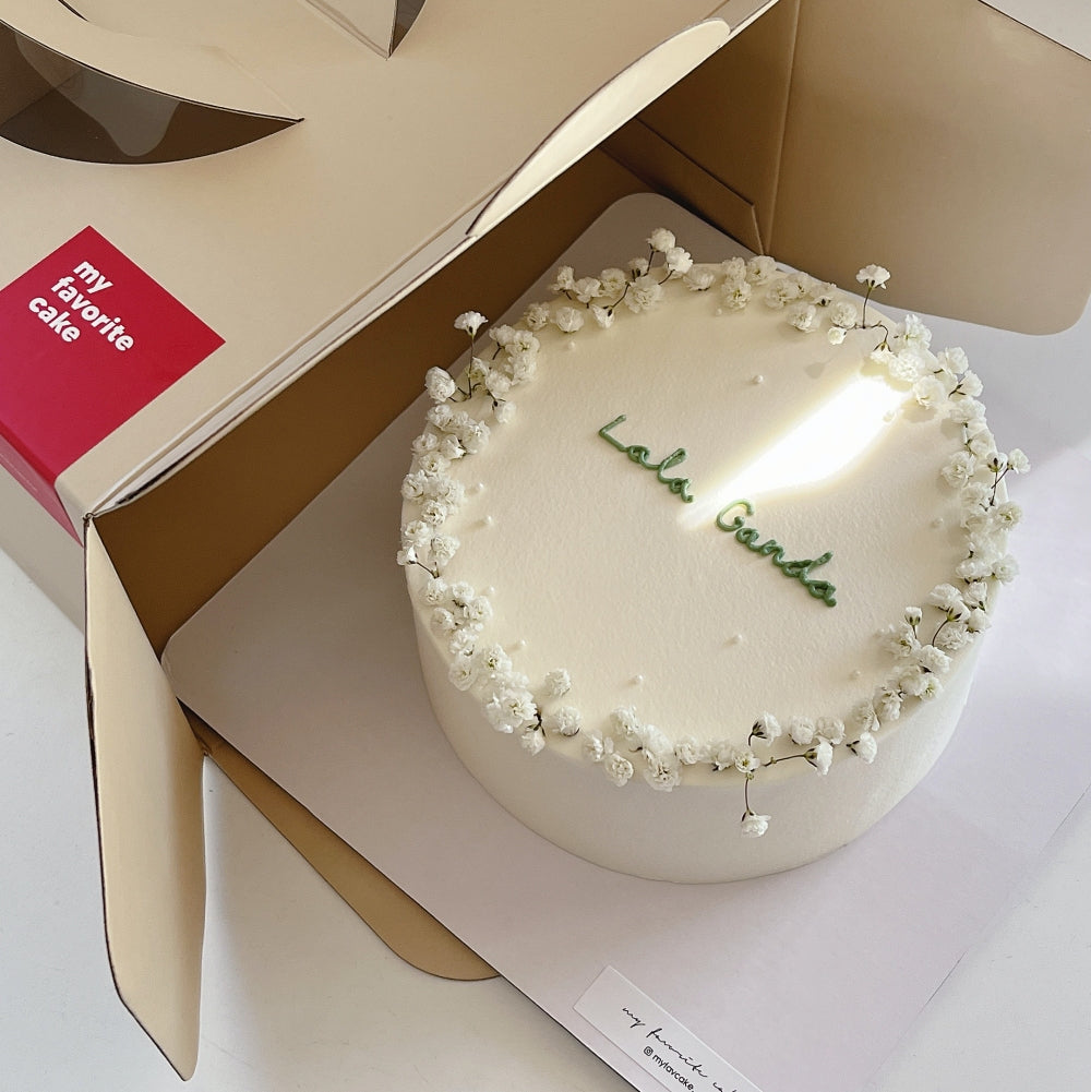 BABY'S BREATH CAKE – my favorite cake